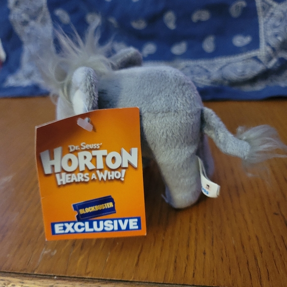 Blockbuster | Toys | Horton Hears A Who Elephant Plush Rare From ...